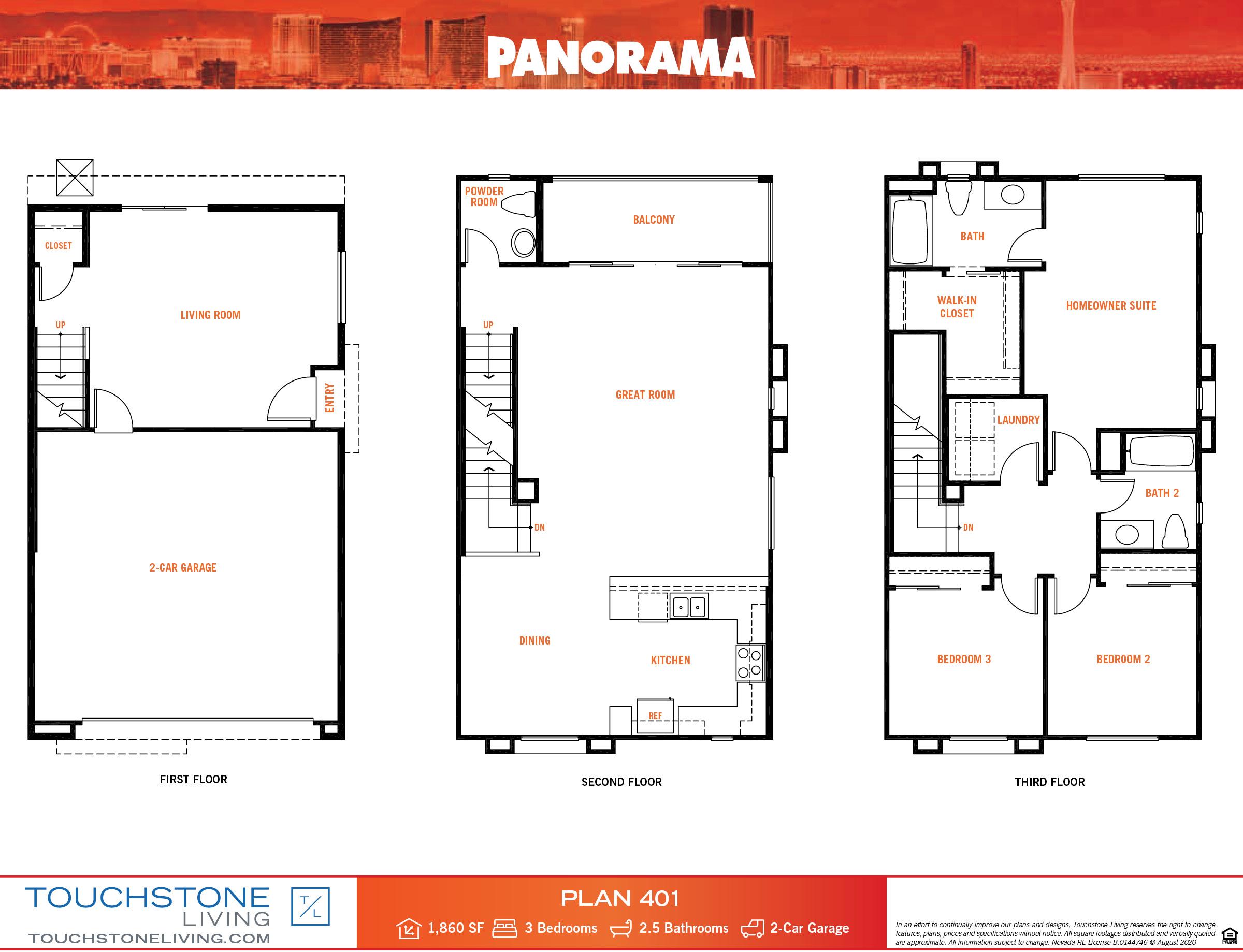 Panorama | Plan 401 | Touchstone Living